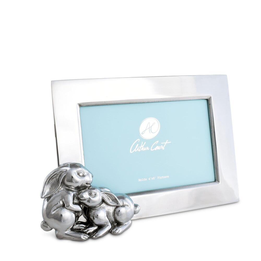 Baby Bunny Photo Frame 4" x 6" by Arthur Court Designs – Sallie Home