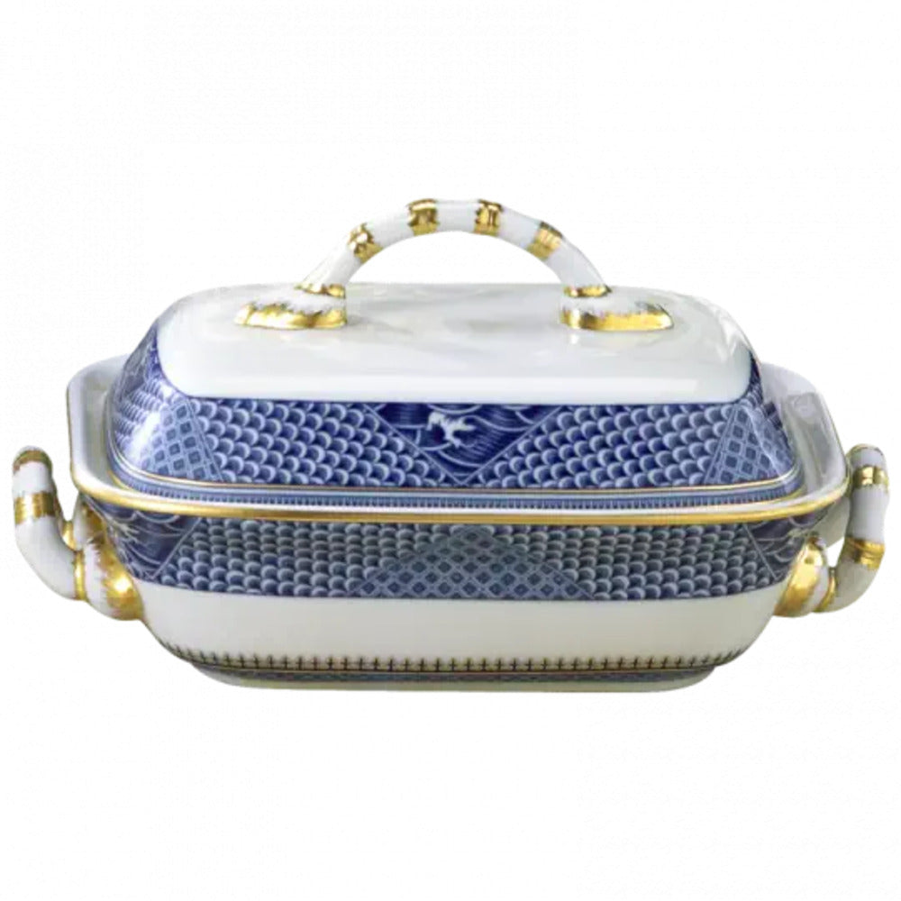 Indigo Wave Bamboo Covered Vegetable by Mottahedeh – Sallie Home