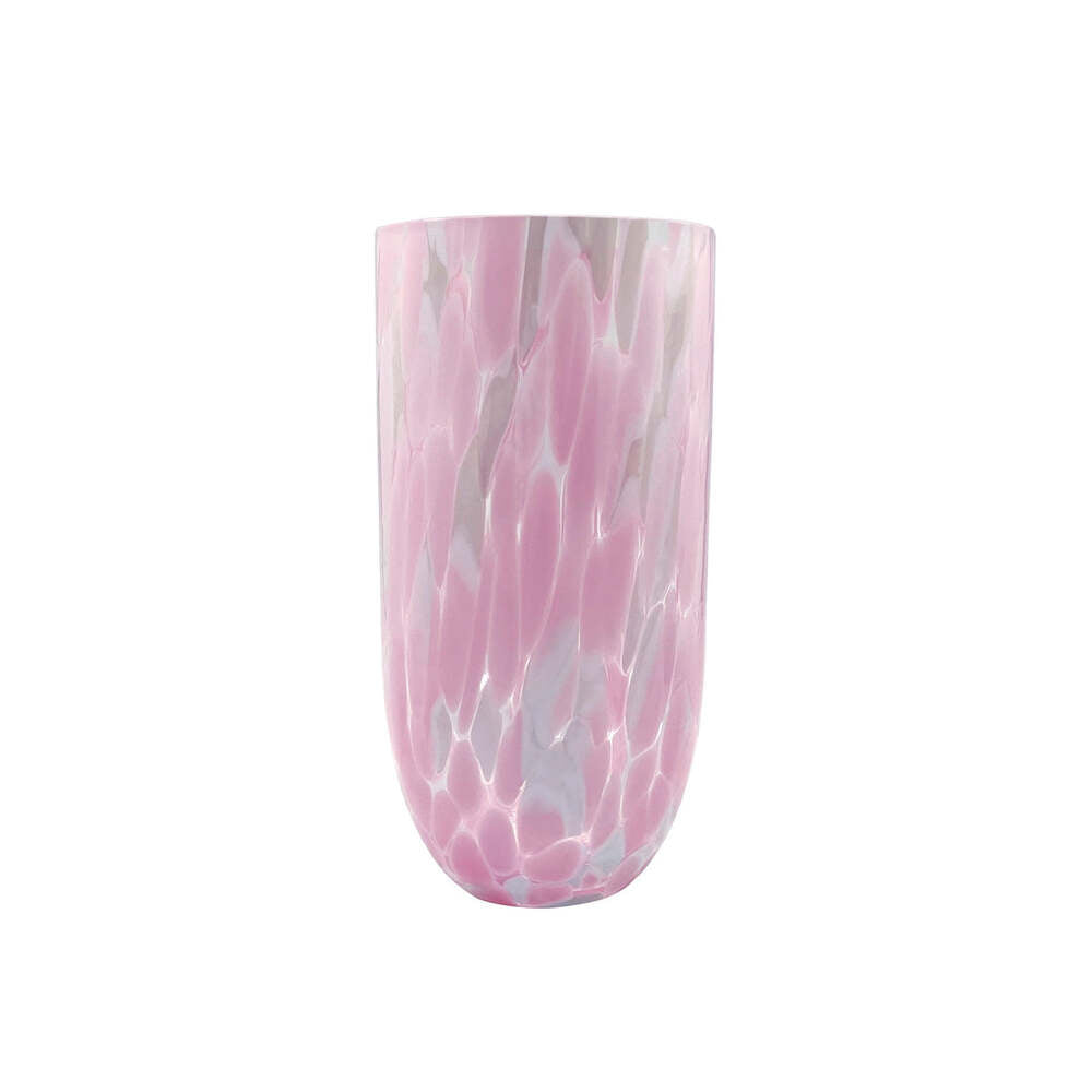 Sip Sip Rosa Splash Drinking Glass by Mariposa – Sallie Home
